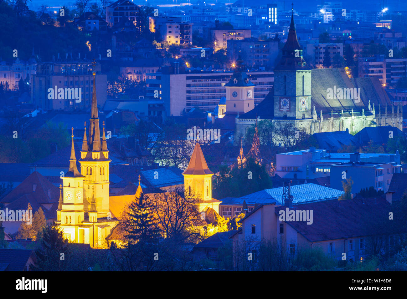St. Nicholas Church in Brasov. Brasov, Brasov County, Romania Stock ...
