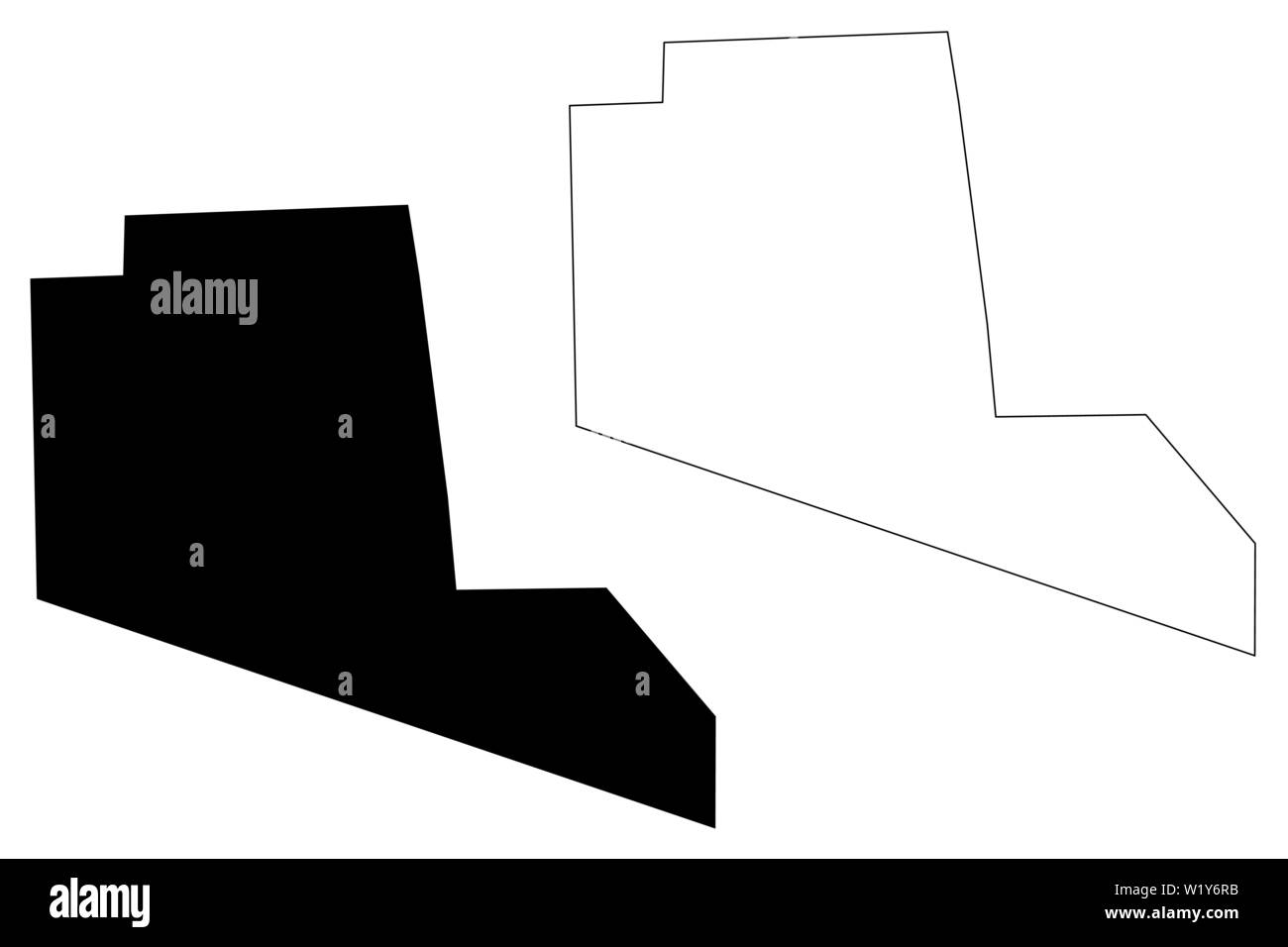 Togdheer region (Federal Republic of Somalia, Horn of Africa) map ...