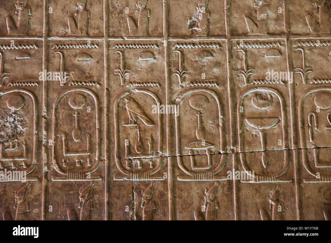 Ancient temple Abydos in Sahara desert, Egypt Stock Photo - Alamy