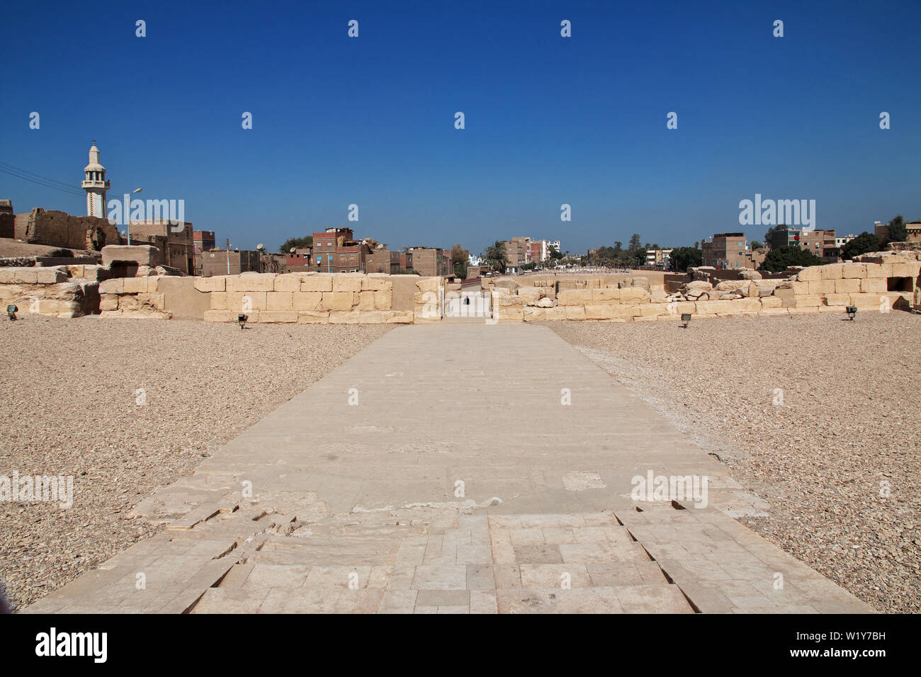 Ancient temple Abydos in Sahara desert, Egypt Stock Photo - Alamy