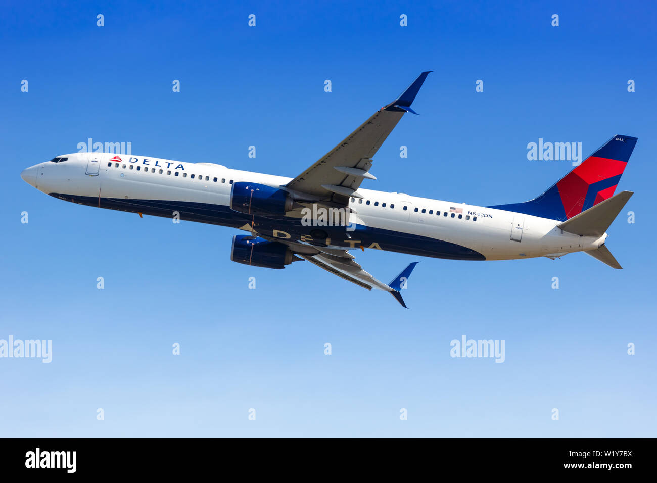 Atlanta, United States – April 3, 2019: Delta Air Lines Boeing 737 ...