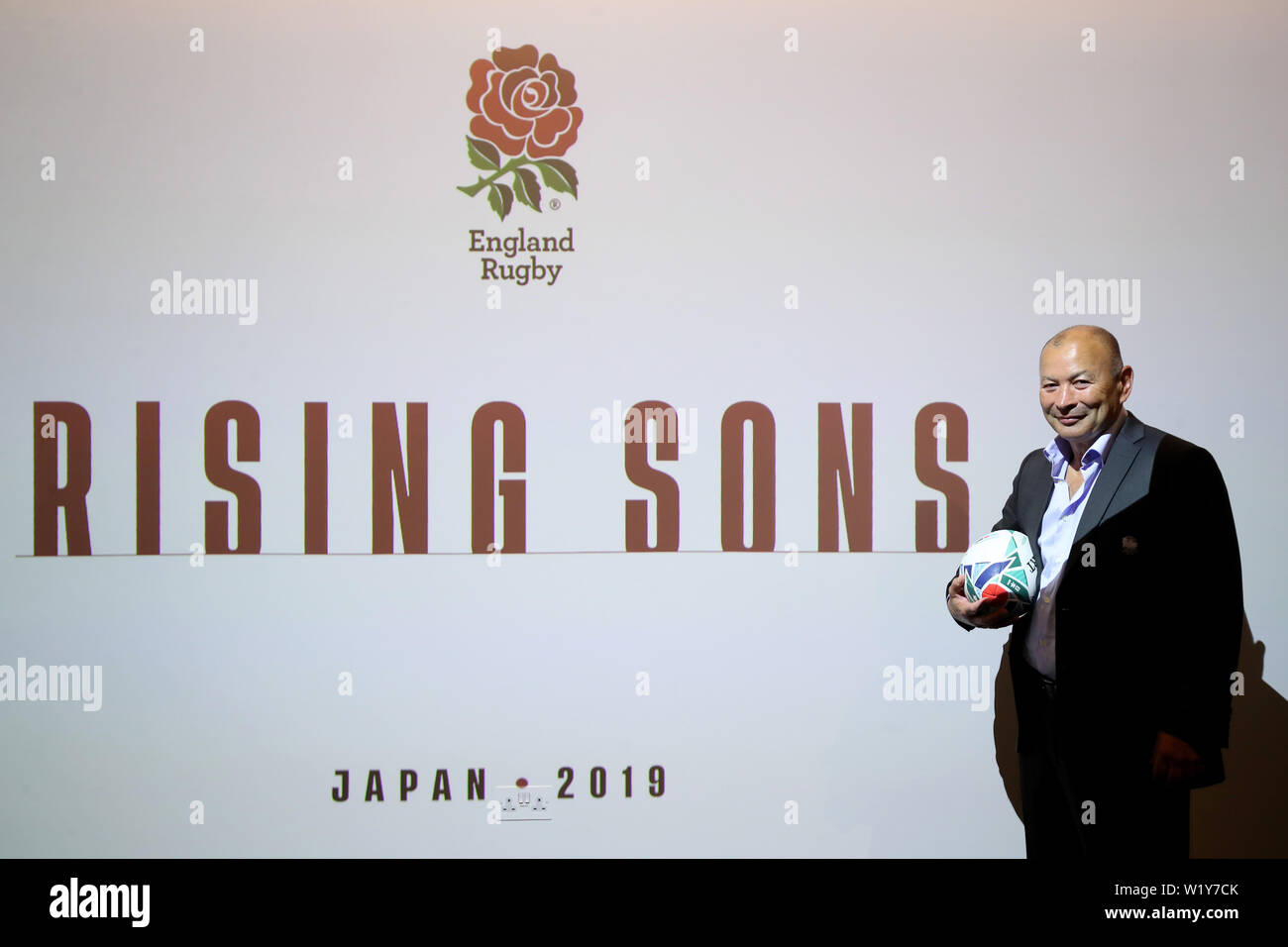 England Rugby Head Coach Eddie Jones during a press conference held at ...
