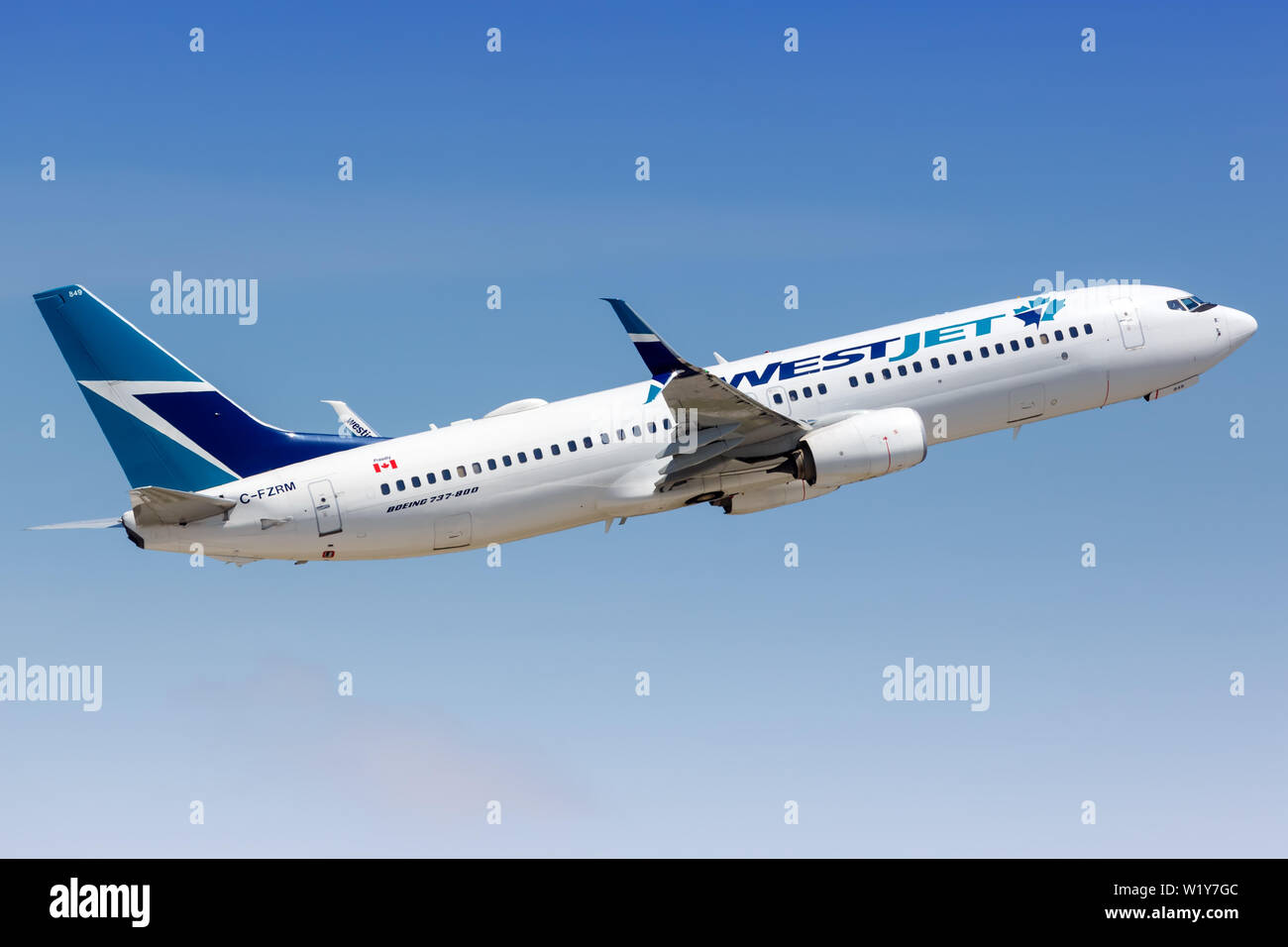 Fort Lauderdale, Florida – April 6, 2019: Westjet Boeing 737-800 ...