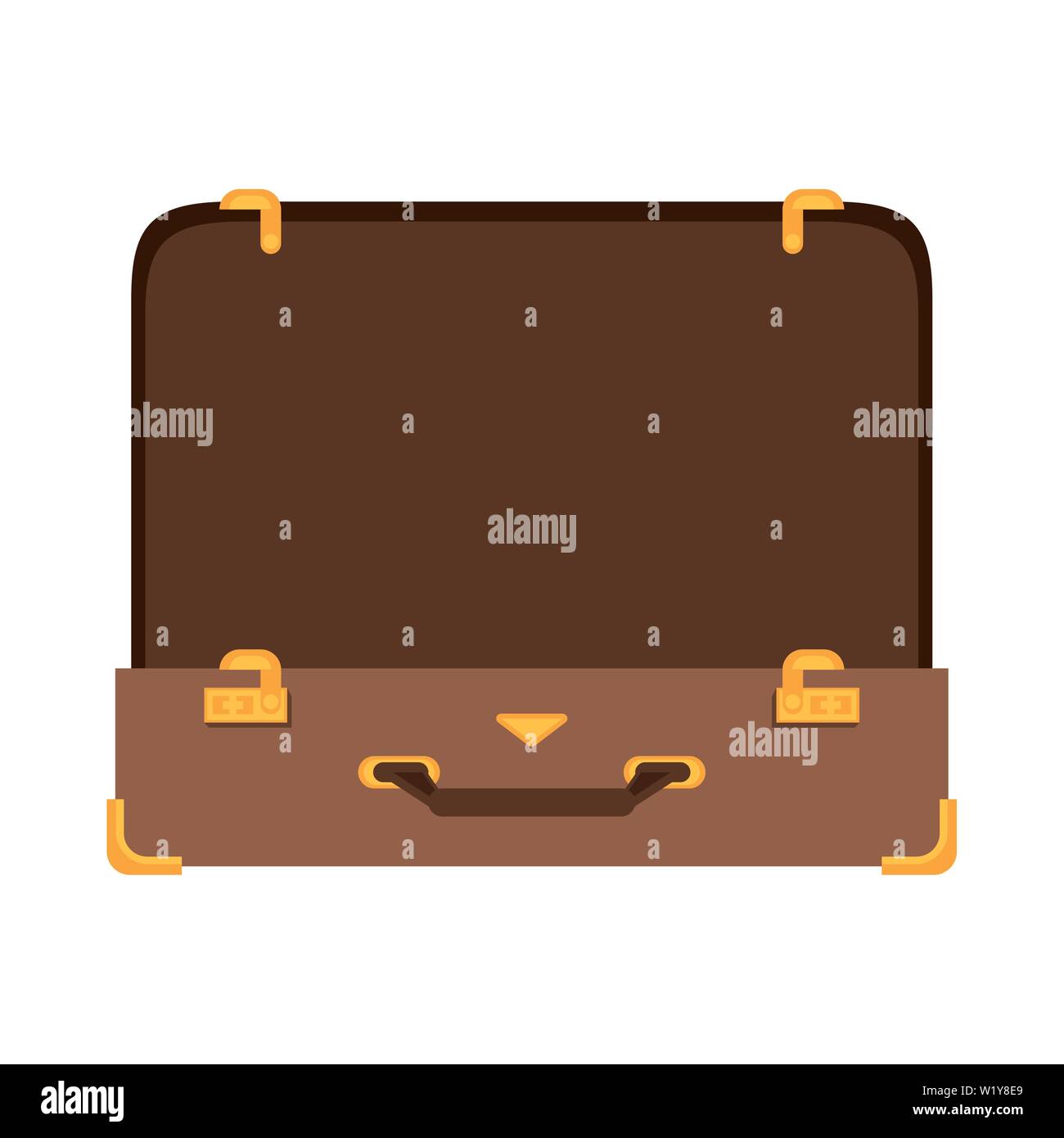 Briefcase open business isolated symbol vector illustration Stock ...