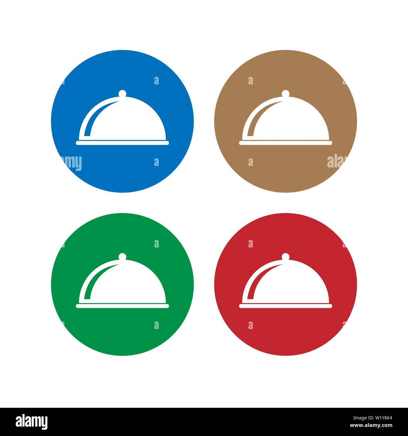 Covered meal Stock Vector Images - Alamy