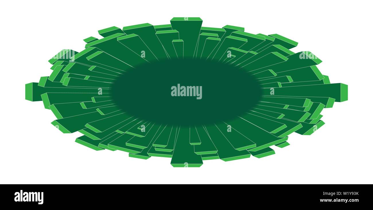 Green towers Stock Vector Images - Alamy