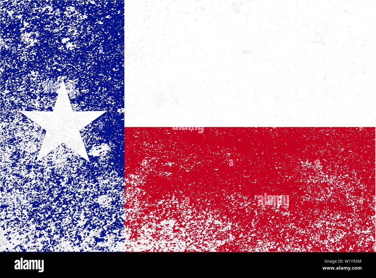 The flag of the USA state of TEXAS with grunge effect Stock Vector ...