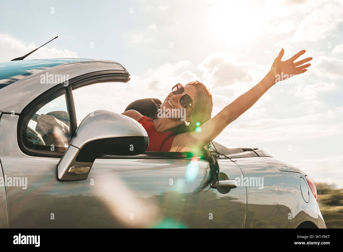 Ride in a convertible hi-res stock photography and images - Alamy