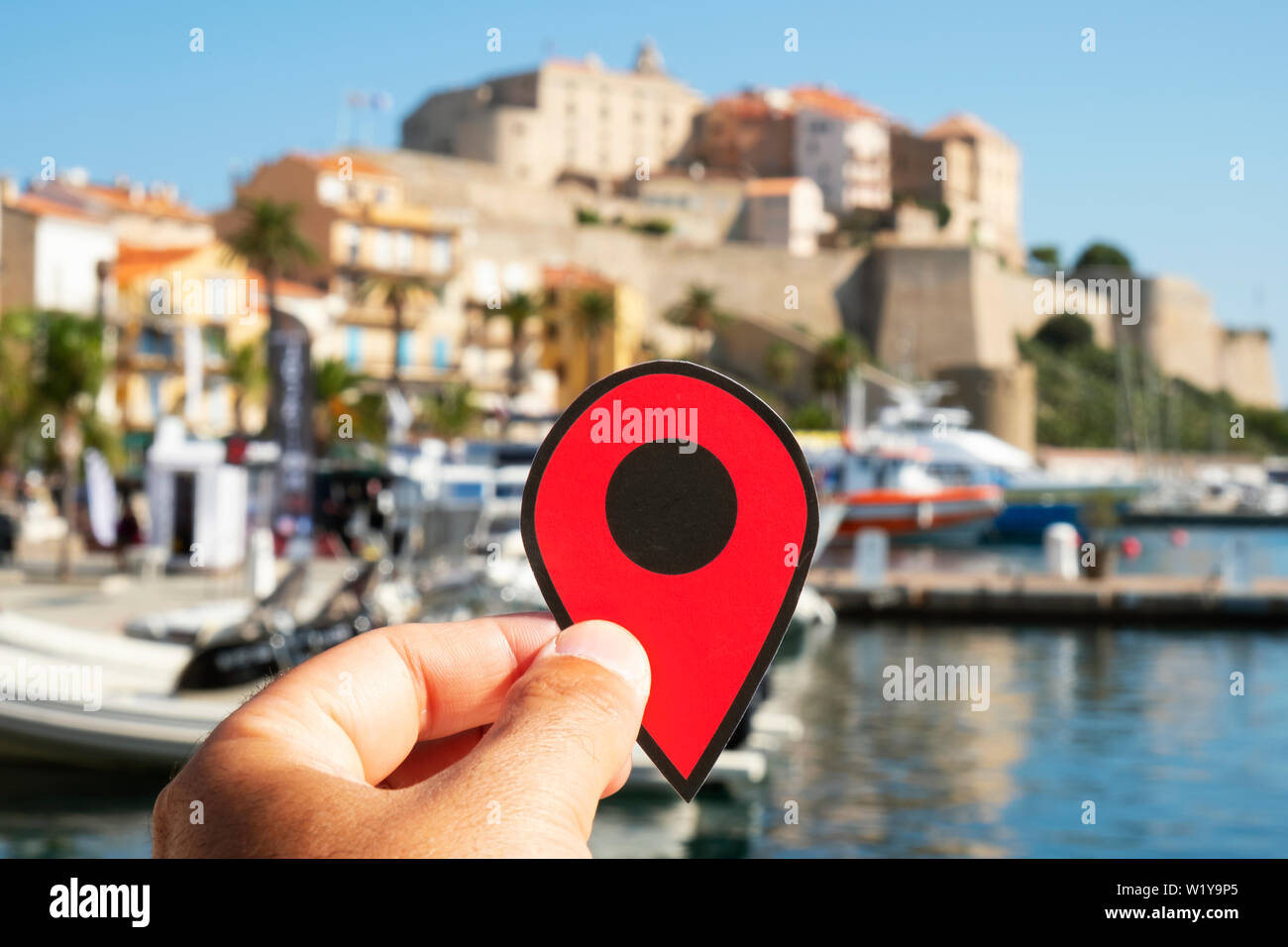 Old map of corsica hi-res stock photography and images - Alamy