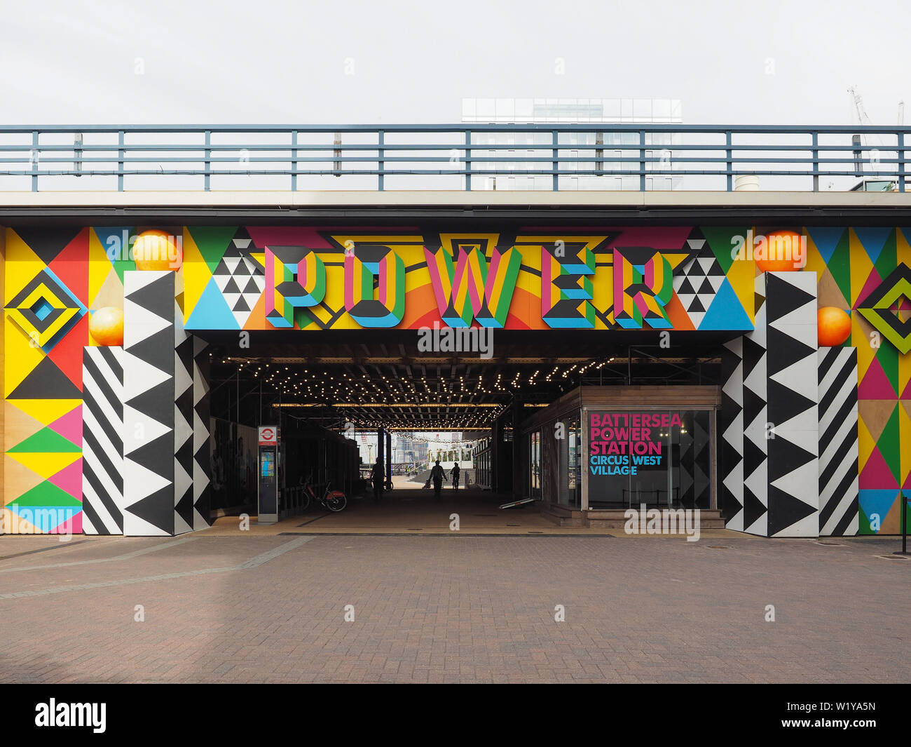 LONDON, UK - CIRCA JUNE 2019: Power public art by British artist Morag ...