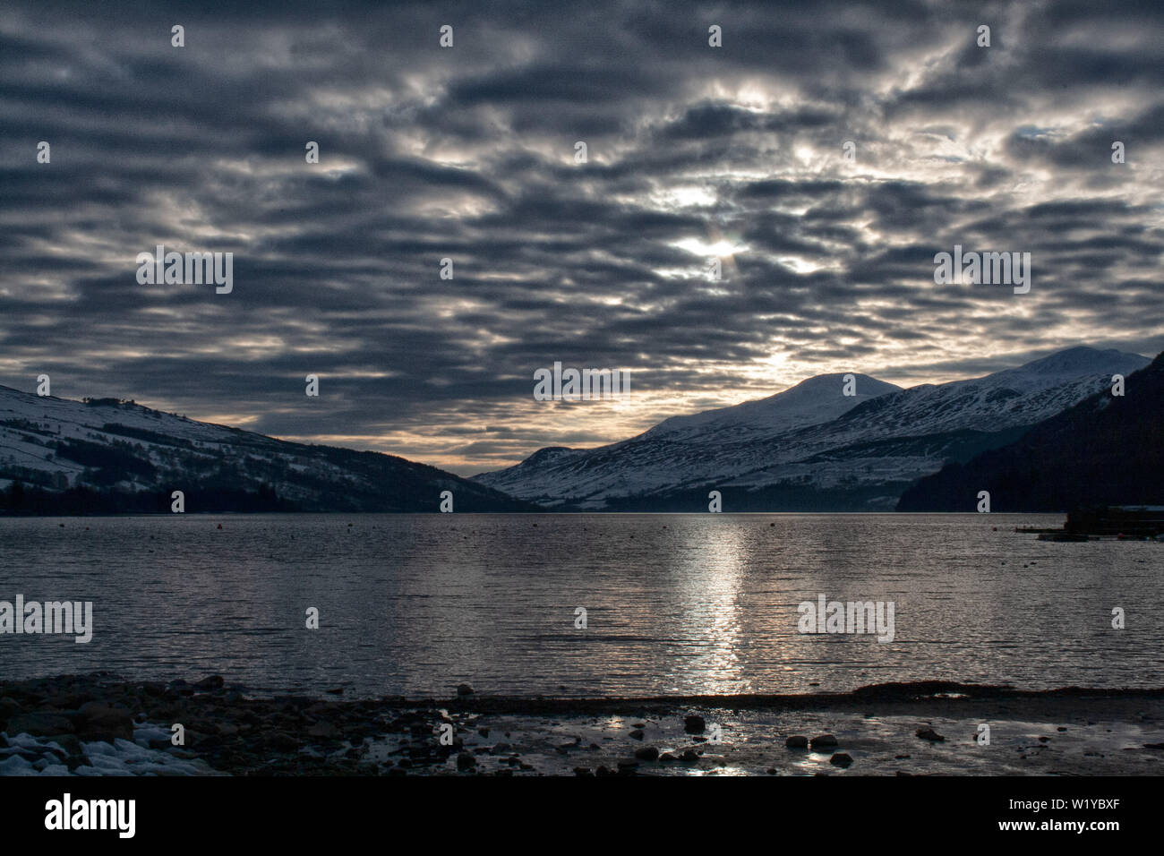 Loch Tay Sunset Stock Photo - Alamy