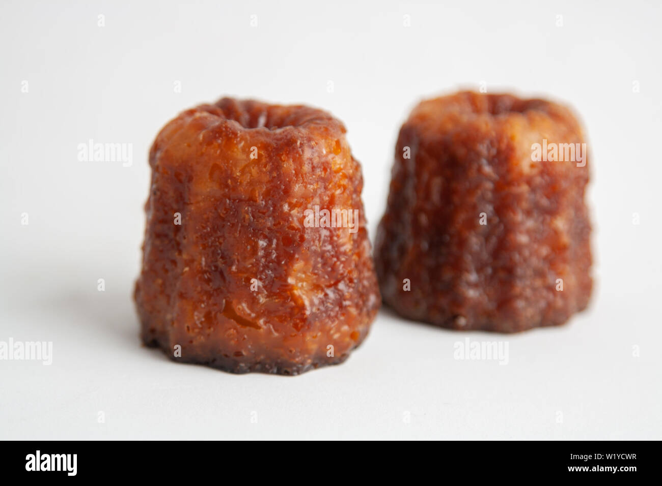 French pastry Caneles de bordeaux rum and vanilla flavor thick ...
