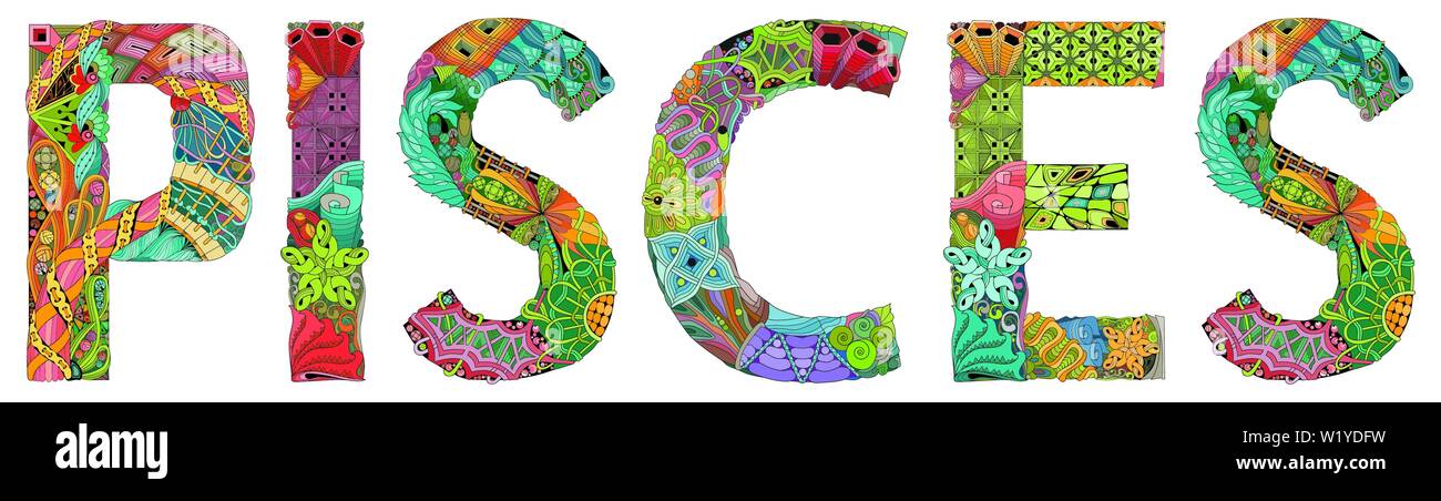 Hand-painted art design. Hand drawn illustration word LEO for t-shirt ...