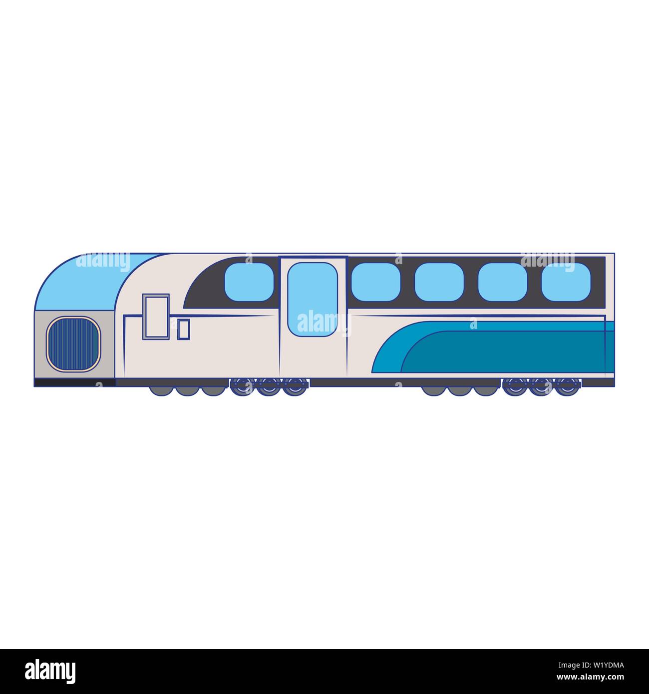 Passengers commuter train Cut Out Stock Images & Pictures - Alamy
