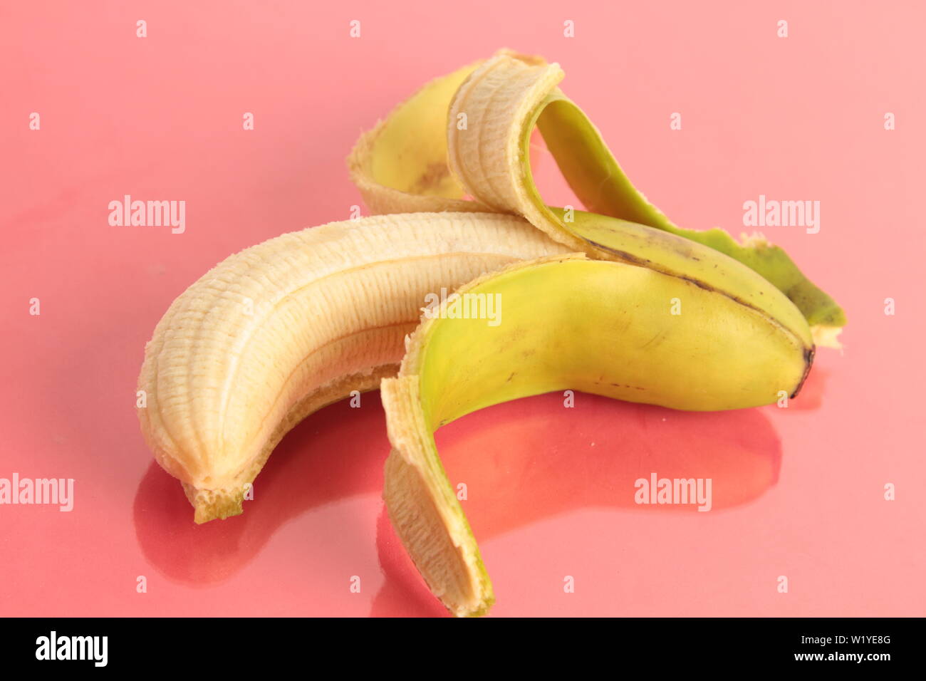 Open banana hi-res stock photography and images - Alamy
