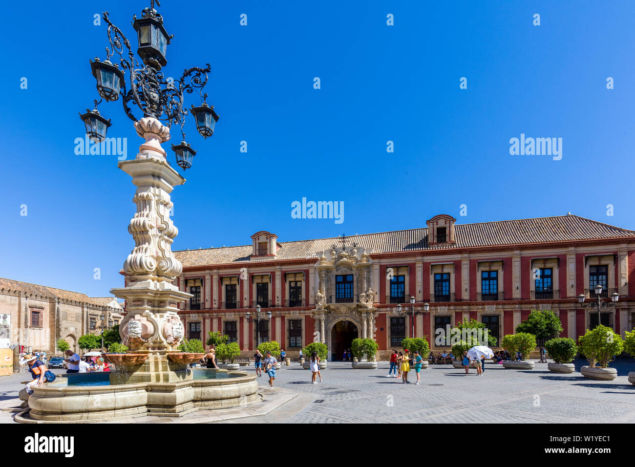 Historic downtown centre of Seville, Andalusia, Spain, Europe Stock ...