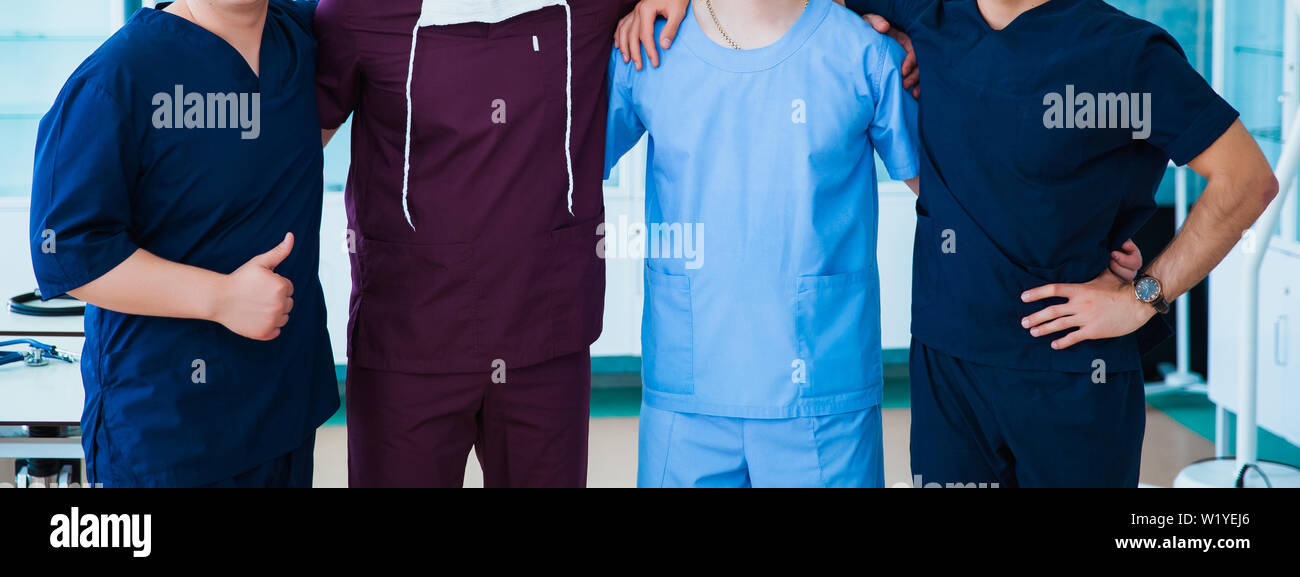 profession medicine staff. multinational people - doctor, nurse and ...