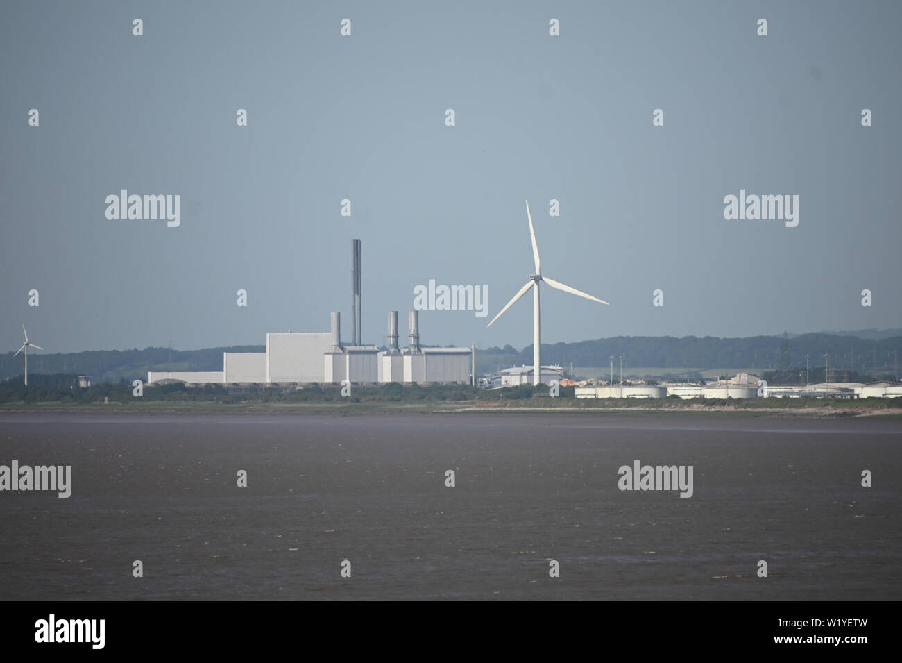 Seabank Power Station generates electricity for the National Grid by ...