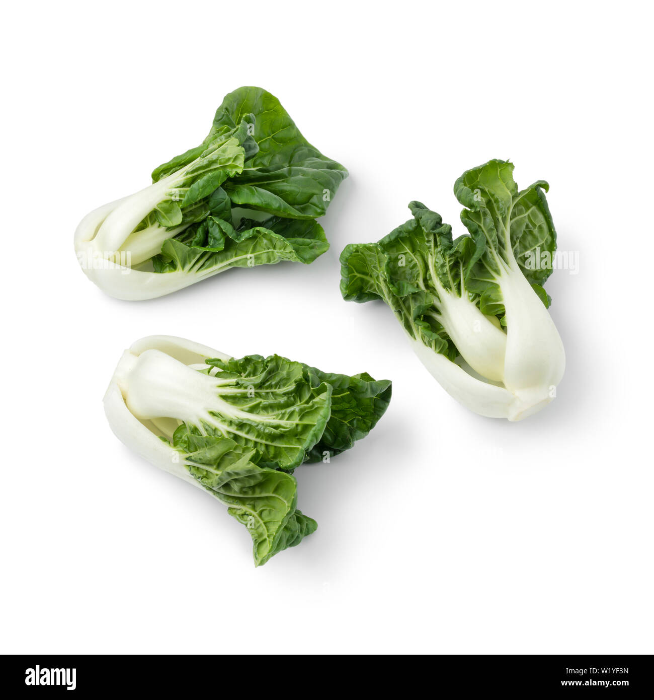 Small fresh raw mini paksoy isolated on white background Stock Photo ...