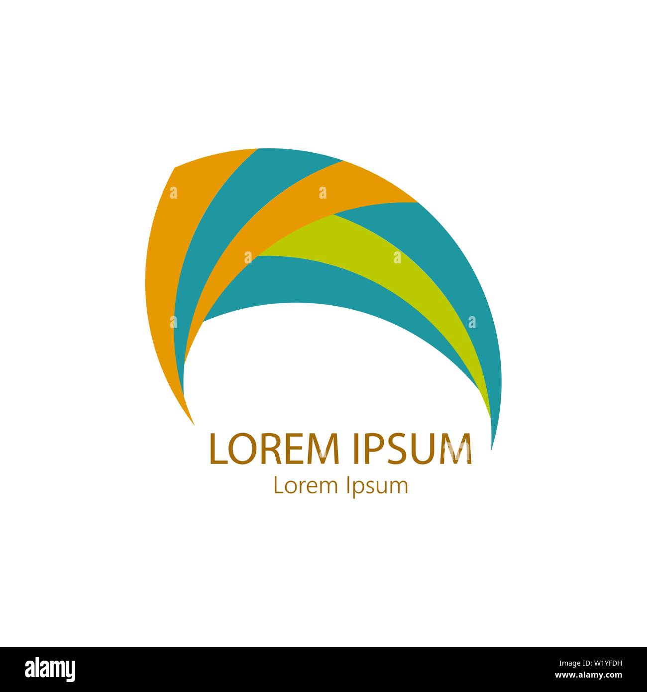 Isolated business logo with text on a with background - Vector Stock ...