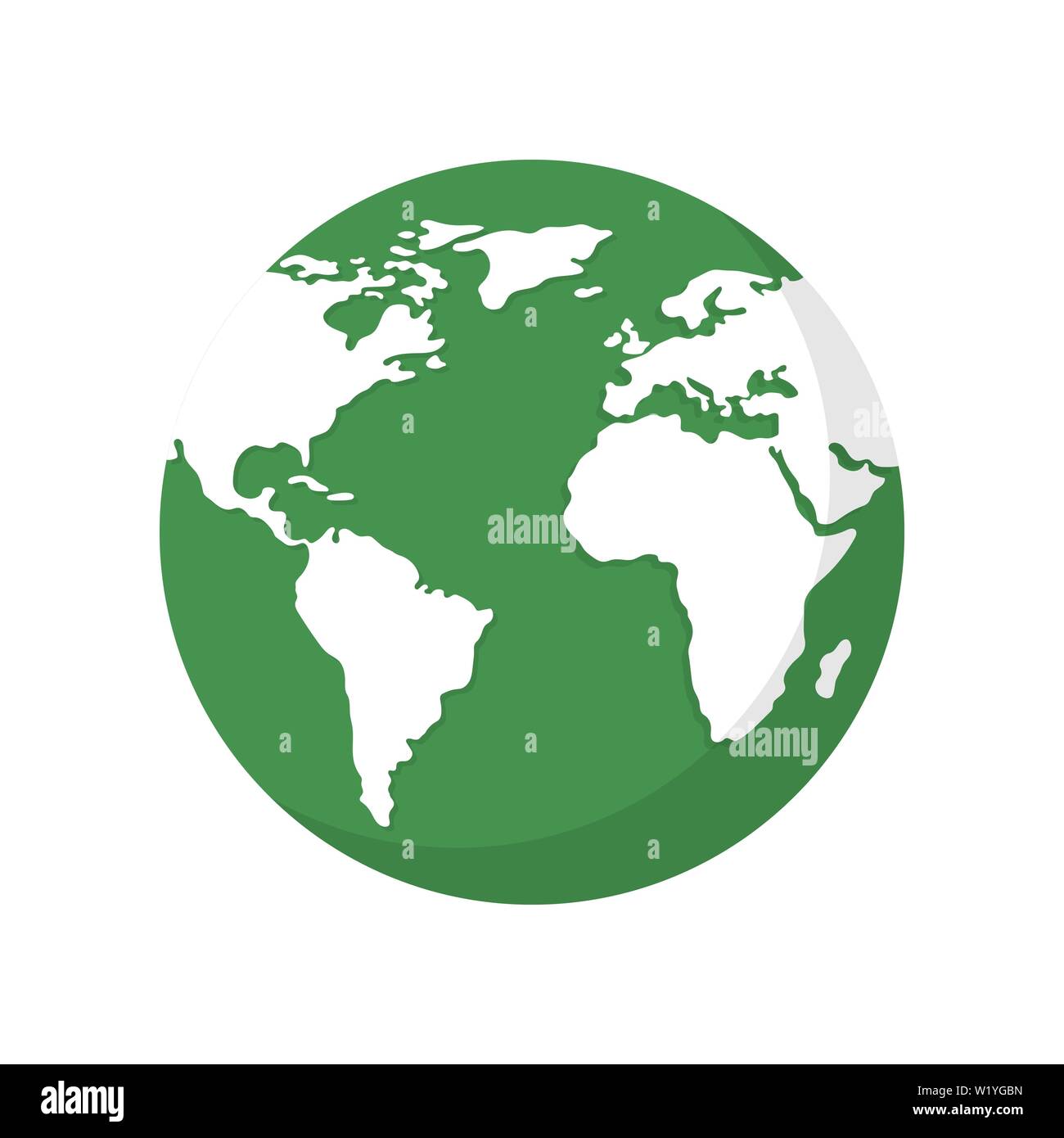 Earth Globe. World Environment Day. Ecology planet. Eco friendly design ...