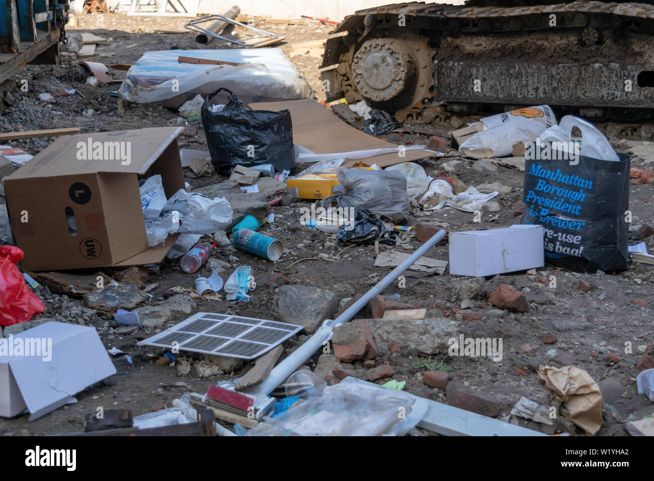 Pile Rubbish In New York Usa High Resolution Stock Photography and ...