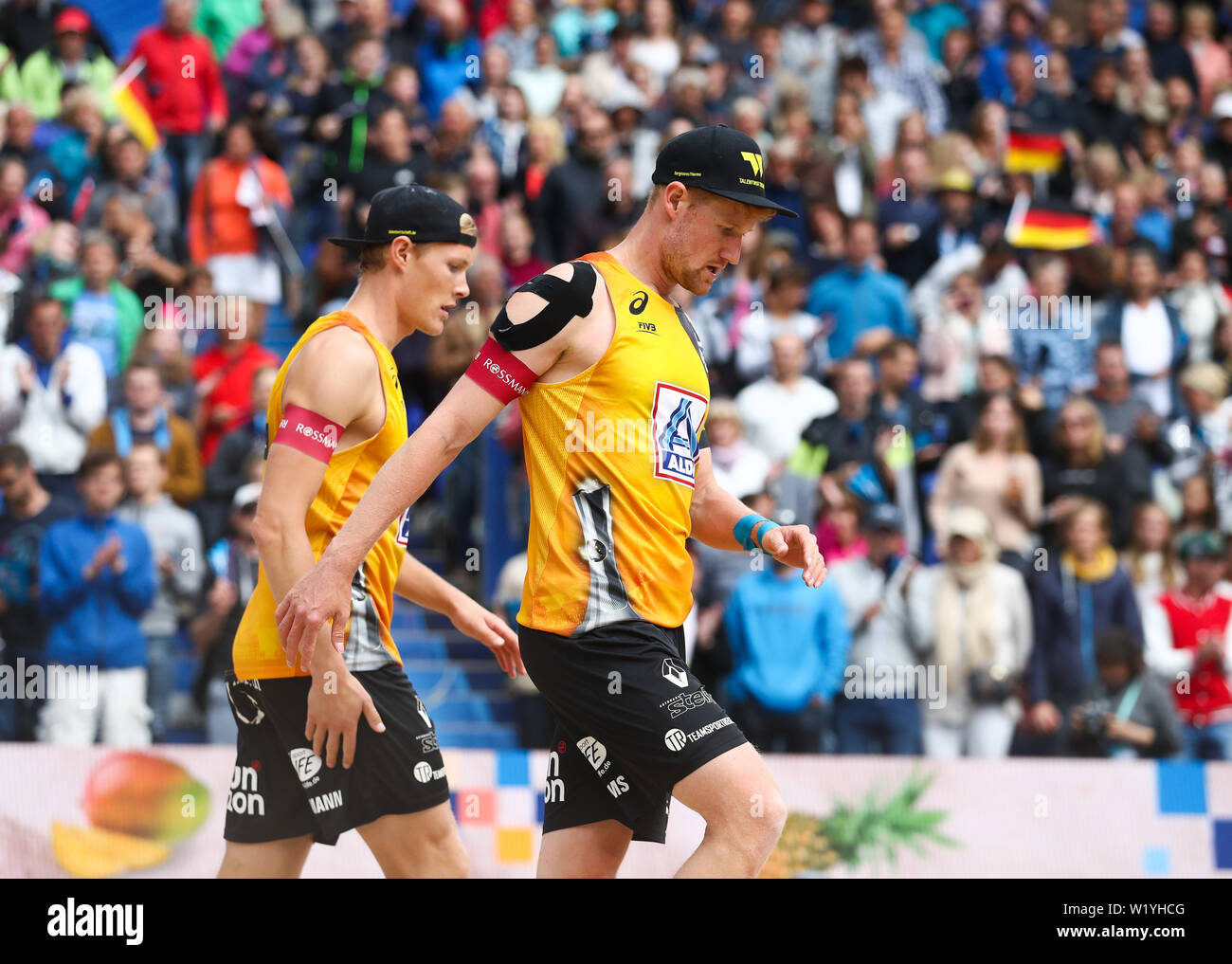 Hamburg, Germany. 04th July, 2019. Beach Volleyball, World Championship ...