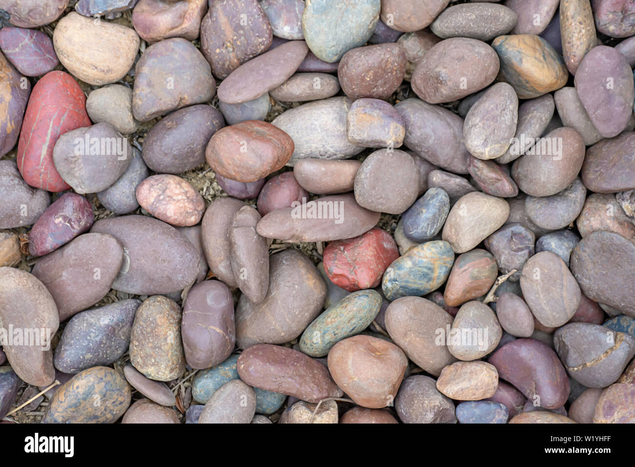 The Brown rocks on the ground Used as a background Stock Photo - Alamy