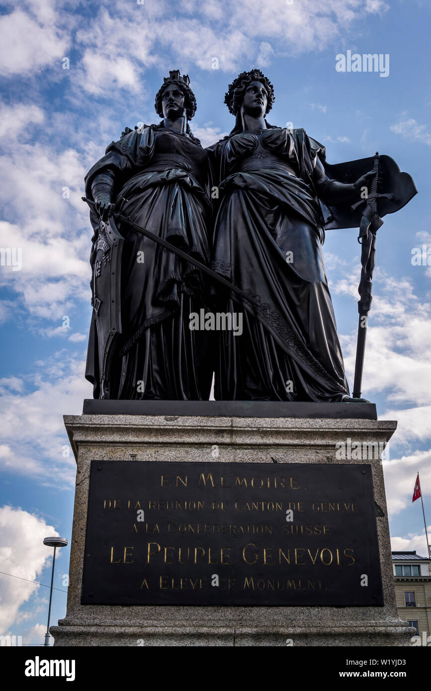 Monument national geneva hi-res stock photography and images - Alamy