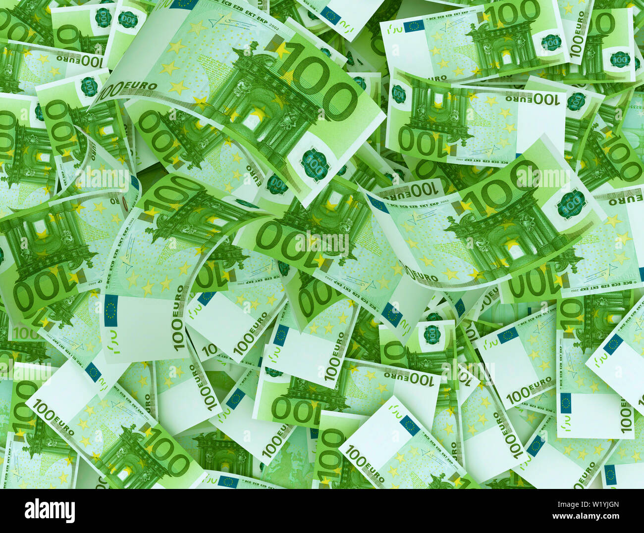 Seamless background made of 100 euro banknotes - pile of money Stock ...