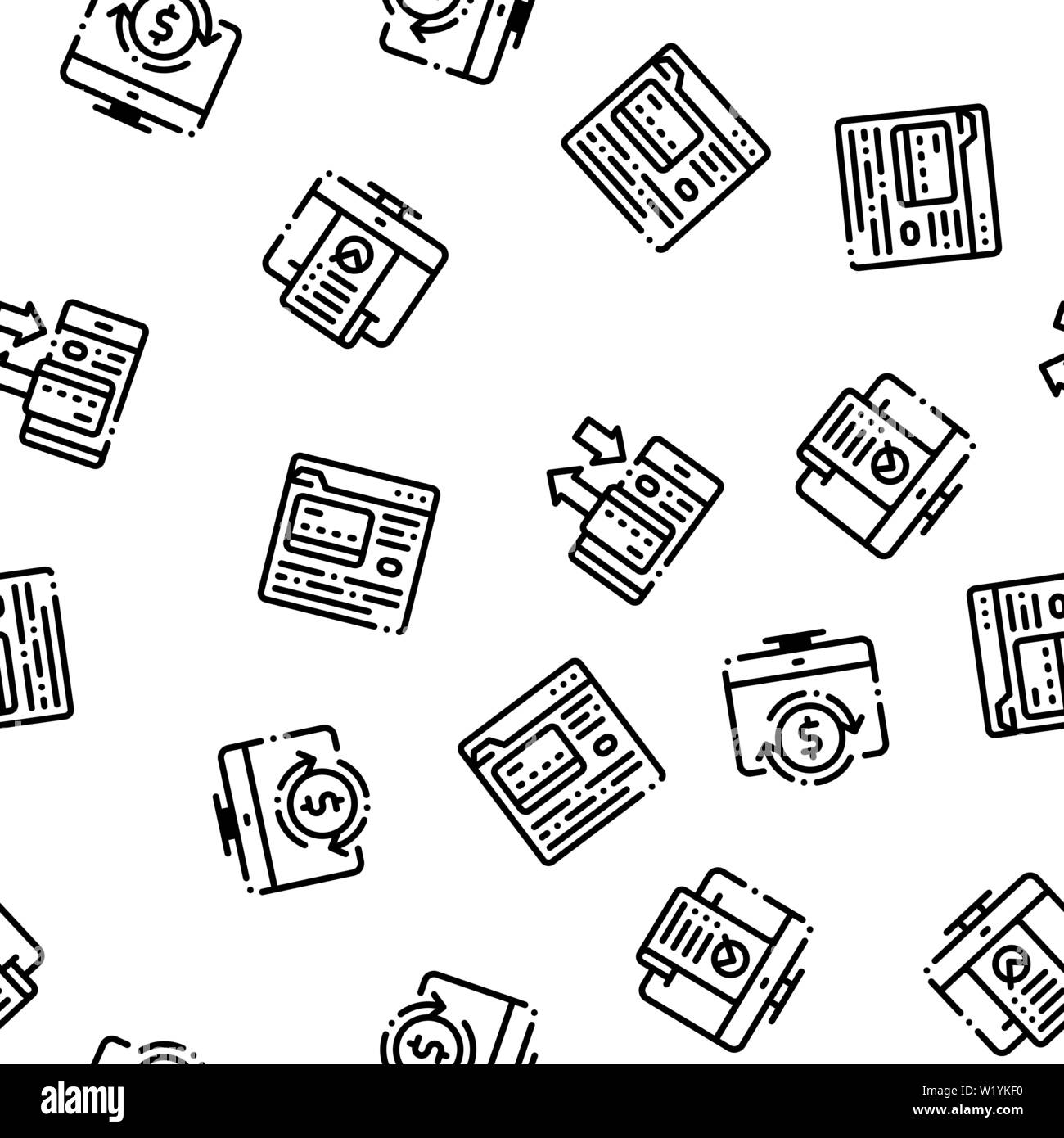 Seamless transactions Stock Vector Images - Alamy