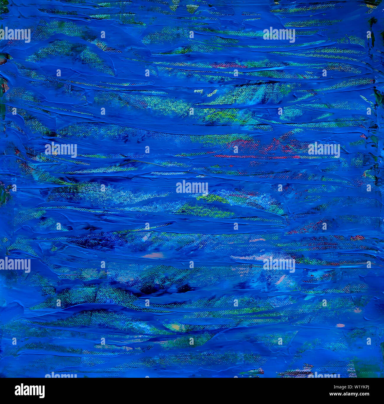 Abstract blue art painting texture, background Stock Photo - Alamy