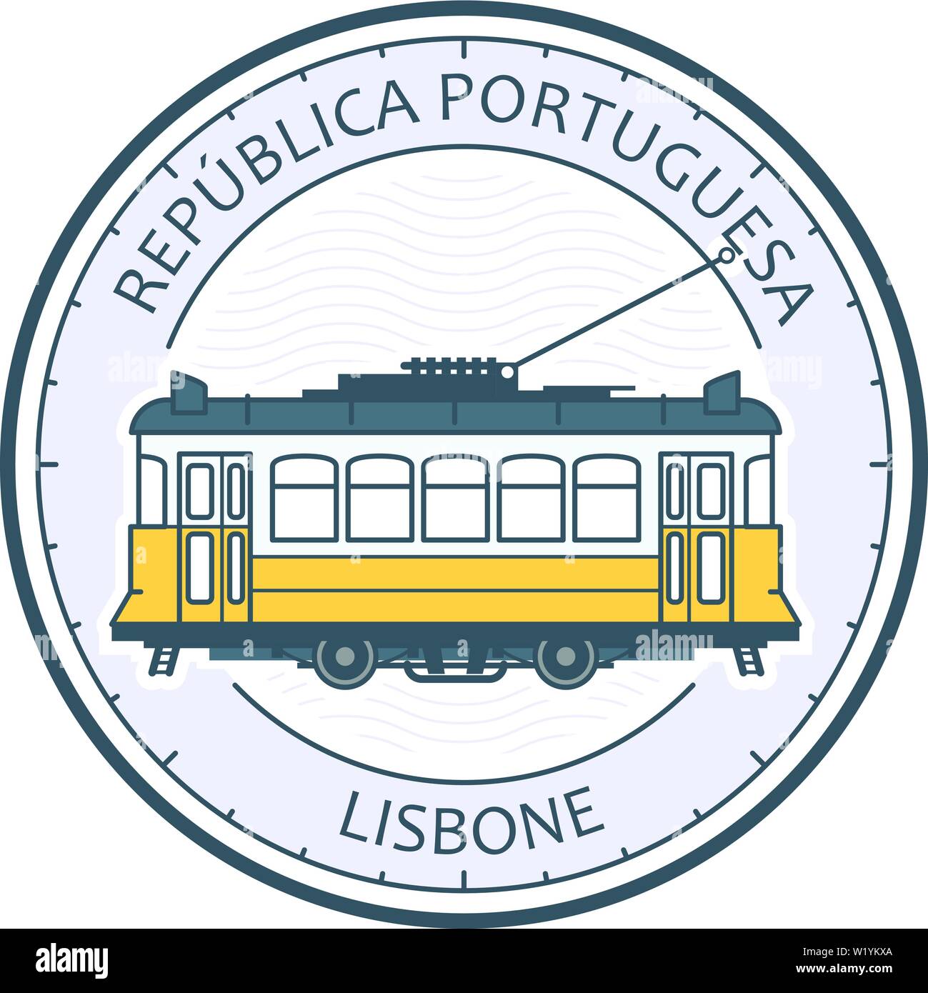 Tram vector vectors hi-res stock photography and images - Alamy