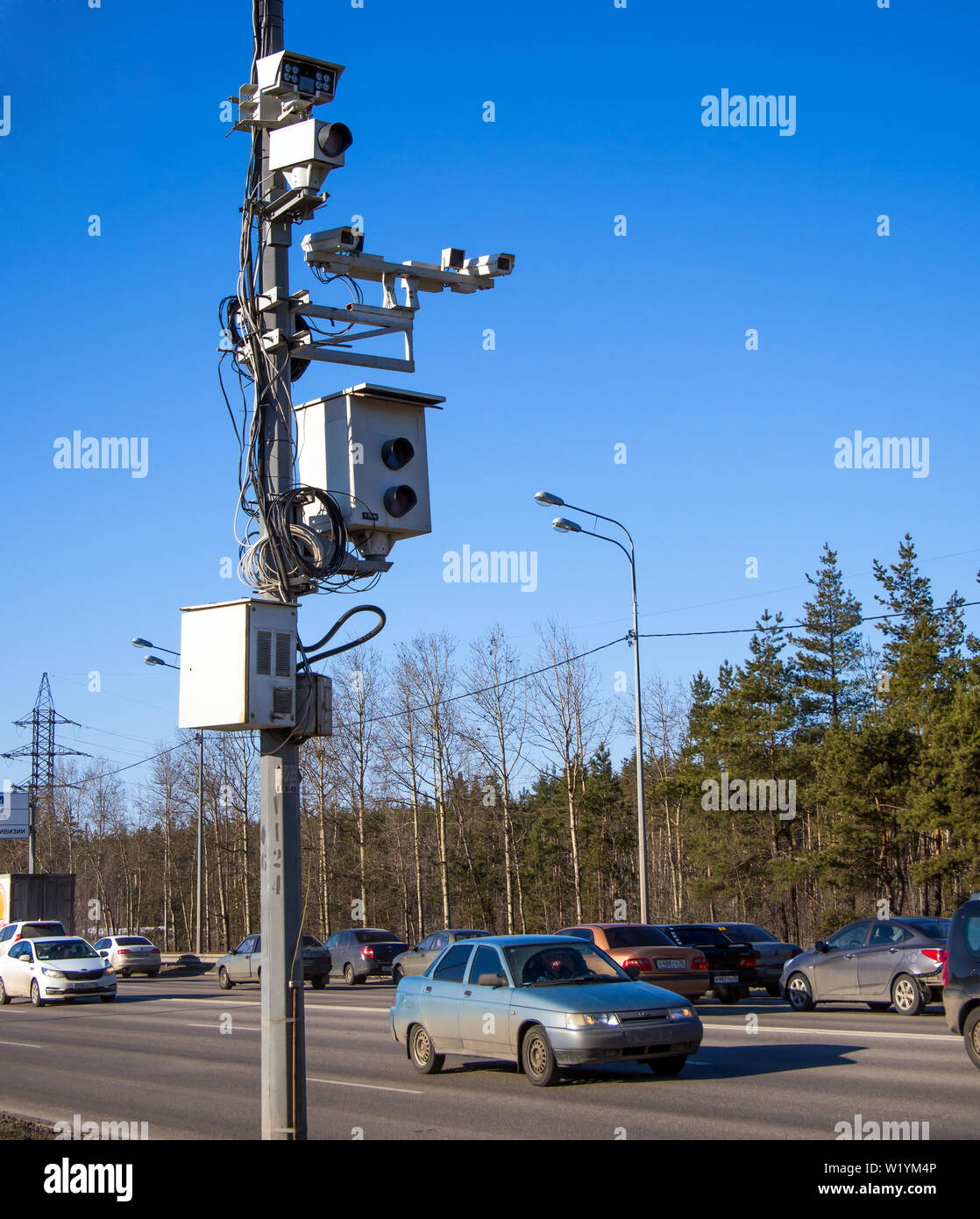 City police box and cameras hi-res stock photography and images - Alamy