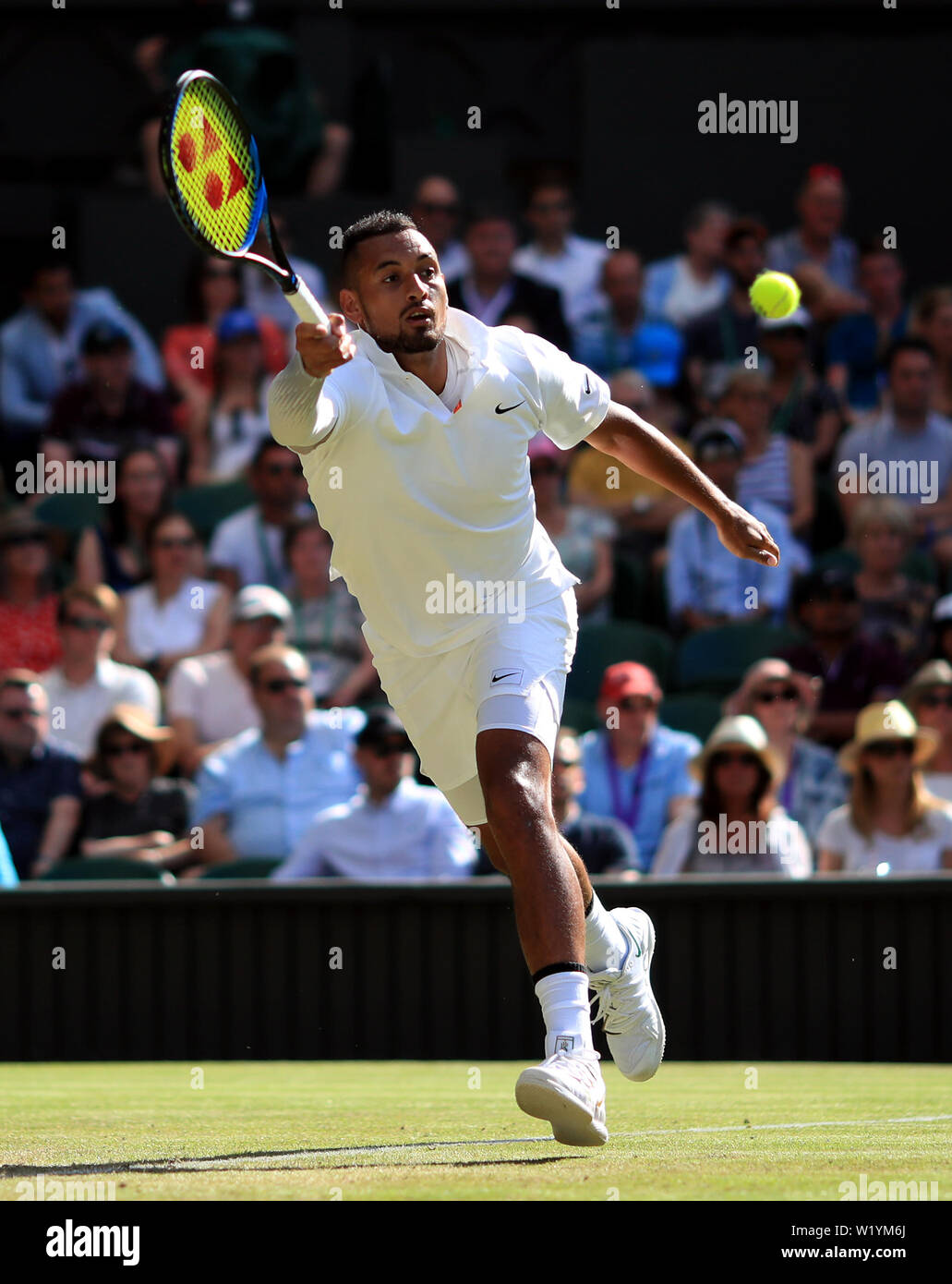 Nick kyrgios action shot hi-res stock photography and images - Alamy