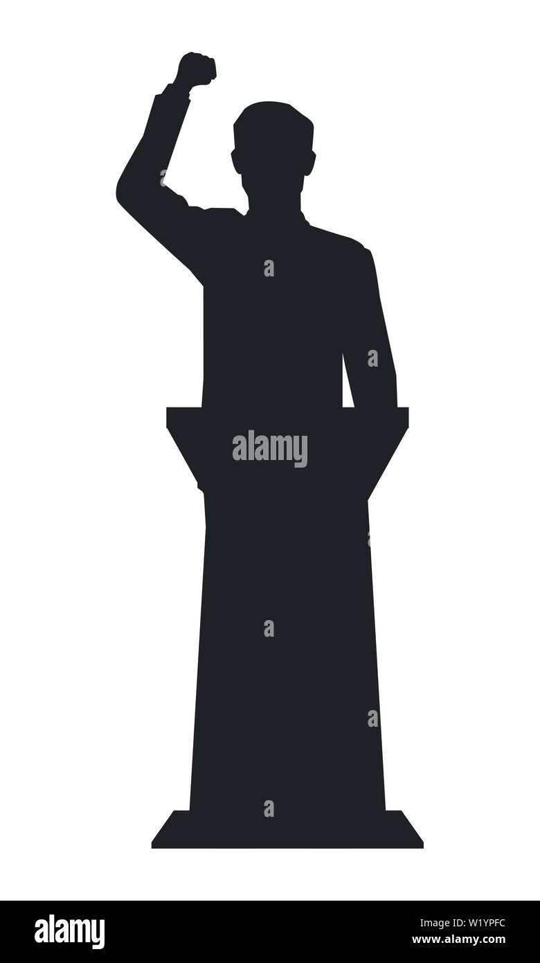 man making a speech icon Stock Vector Image & Art - Alamy