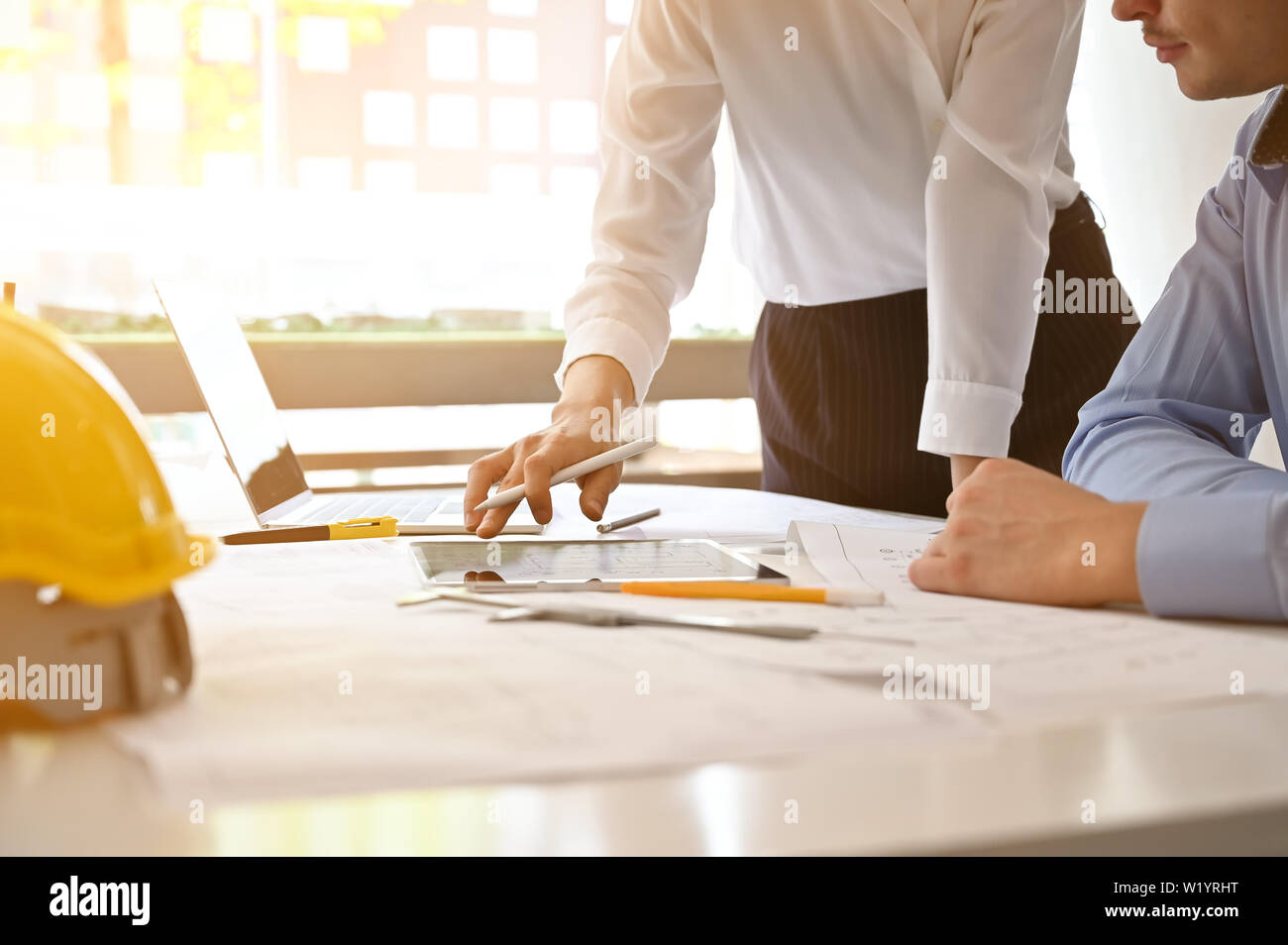 Workplace laptop detail model table hi-res stock photography and images ...