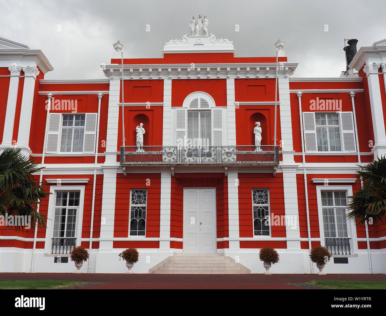 Government palace in the botanical garden, Ponta Delgada, São Miguel ...