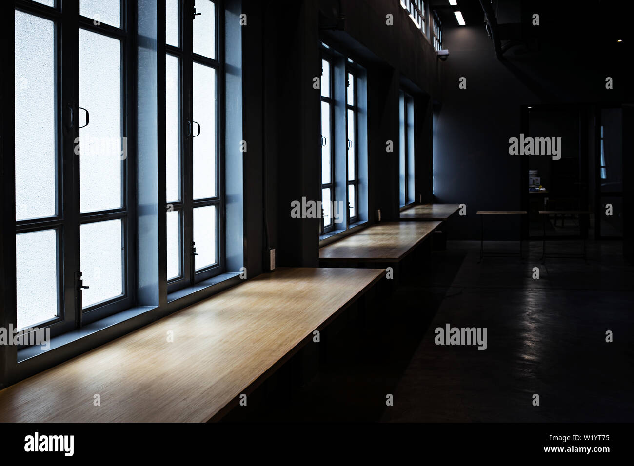 Window with sunlight in classic vintage room building Stock Photo - Alamy