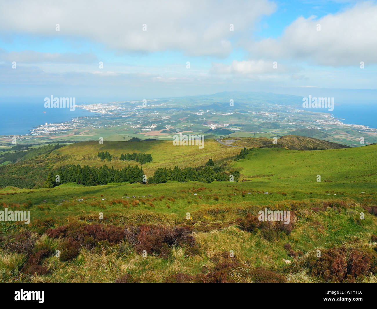 Typical Azores landscape, São Miguel Island, Azores, Açores Stock Photo ...