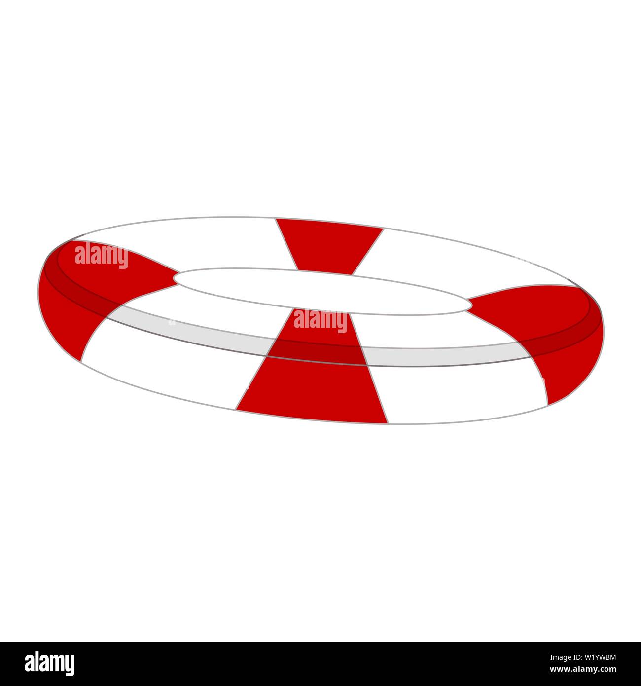 Isolated life belt icon on a white background - Vector Stock Vector ...