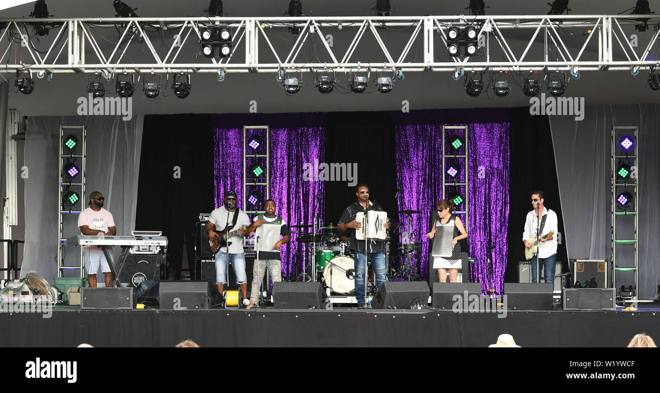 June 28, 2019 - Norfolk, Virginia, USA - Bayou Boogaloo bings CHUBBY ...