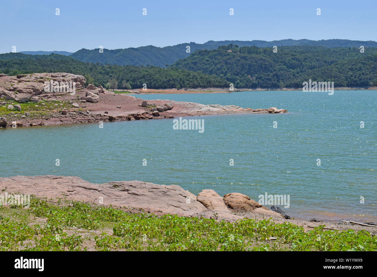 Lake of Sau in the province of Barcelona Stock Photo - Alamy