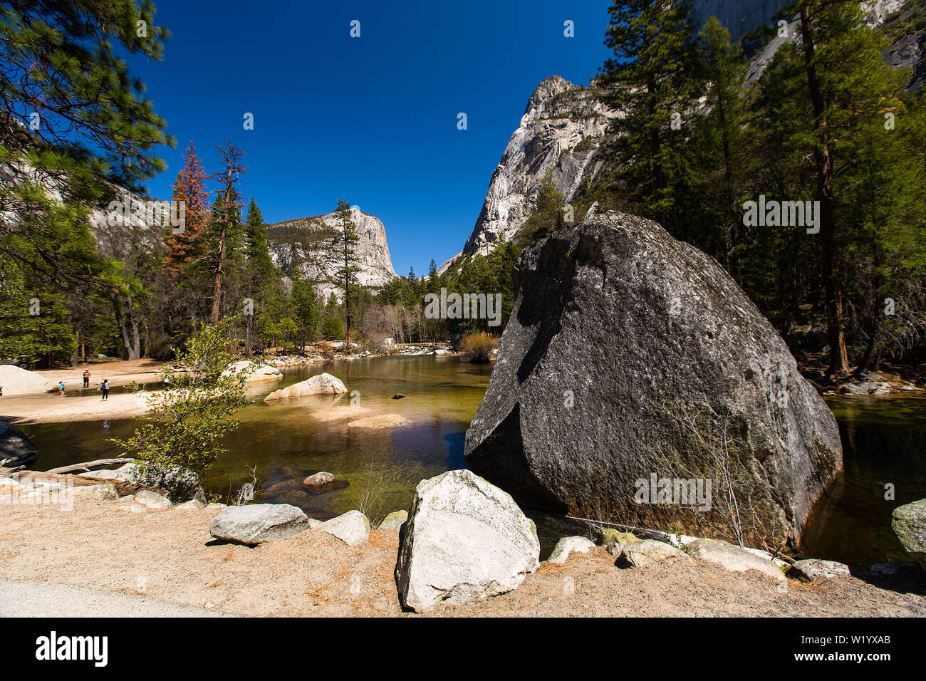 Mirror Lake Yosemite Hike High Resolution Stock Photography and Images ...