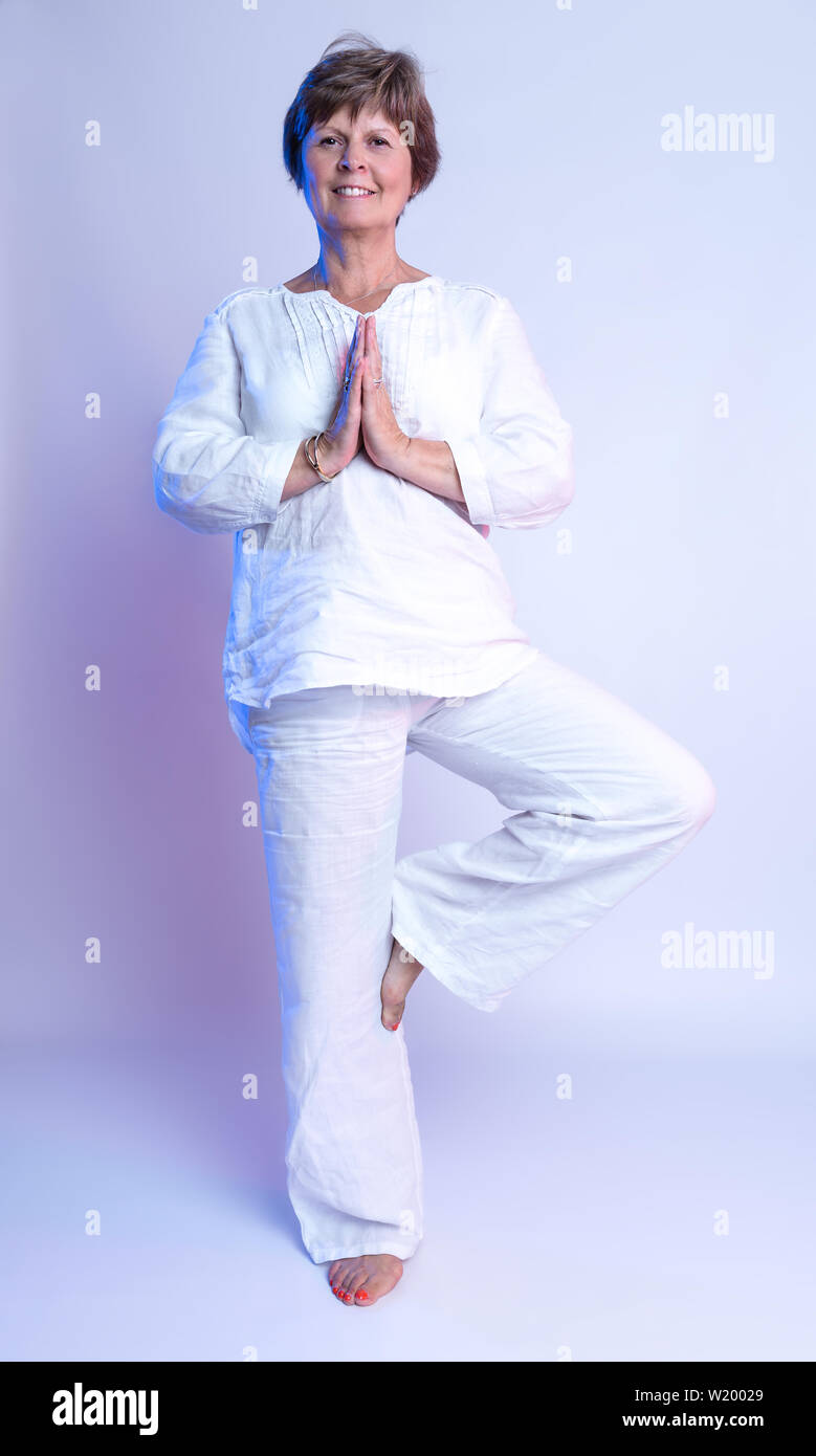 Yoga positions for women hi-res stock photography and images - Alamy