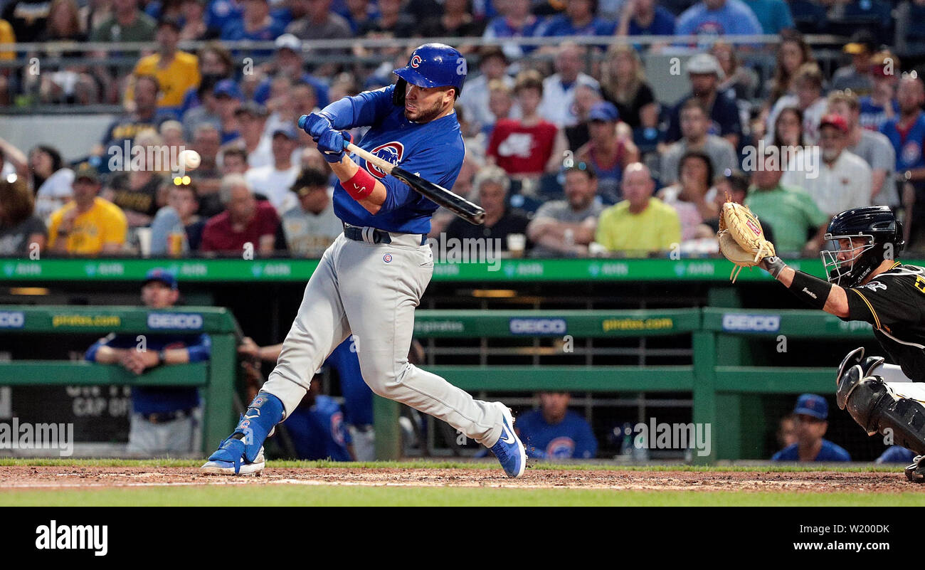 Pittsburgh, Pennsylvania, USA. 3rd July, 2019. Chicago Cubs catcher ...