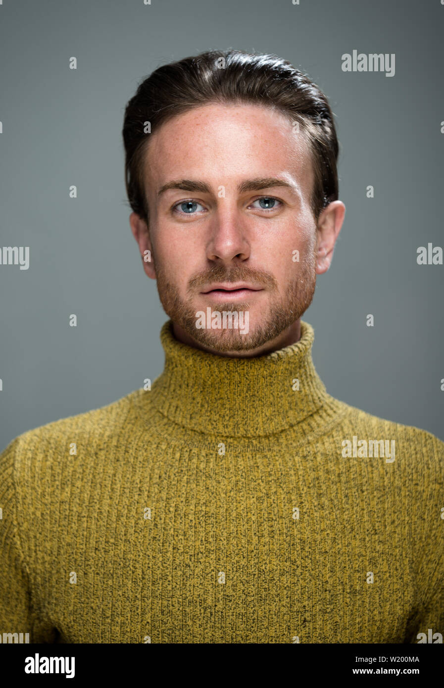 Portraits of a young friendly man Stock Photo - Alamy