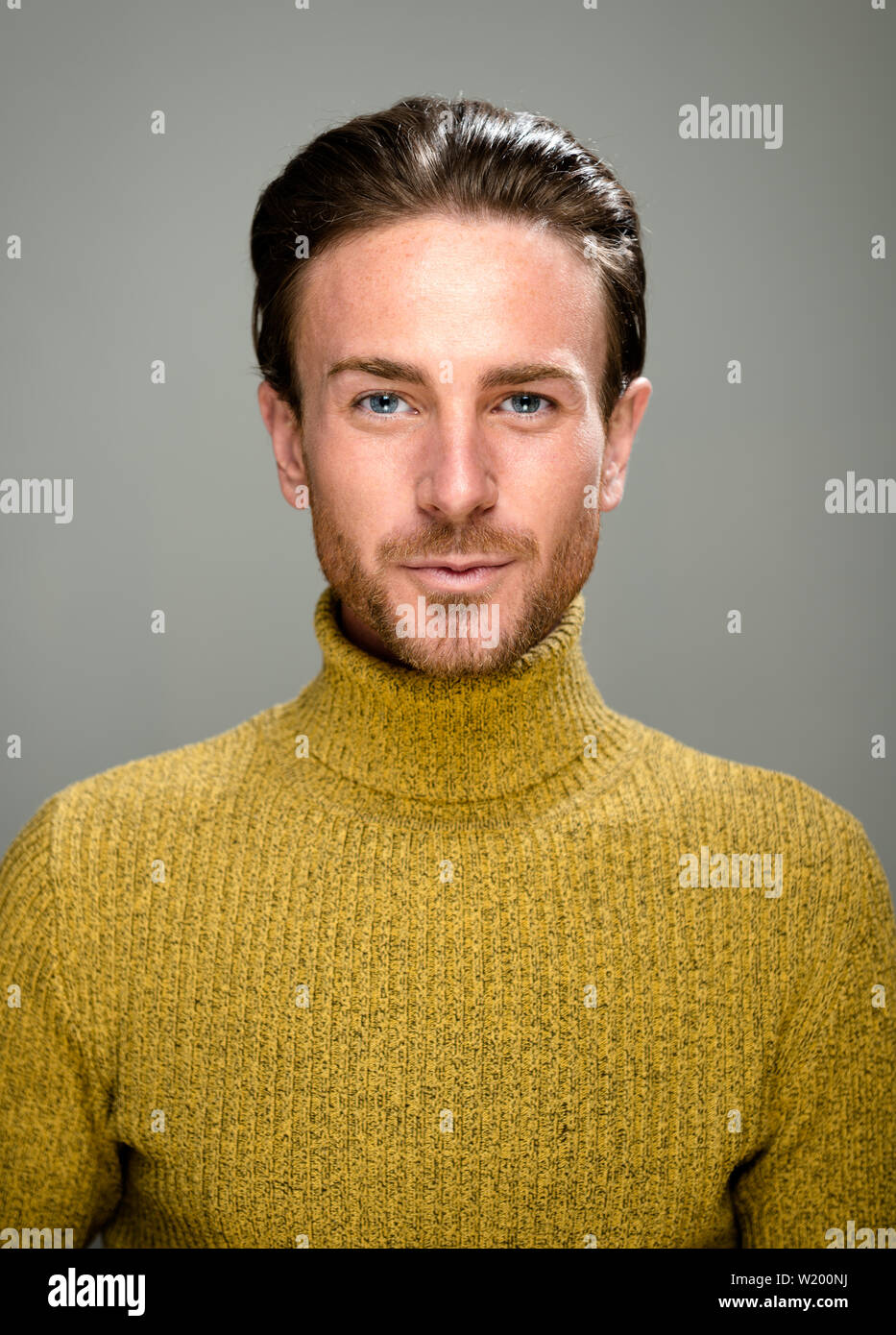 Portraits of a young friendly man Stock Photo - Alamy