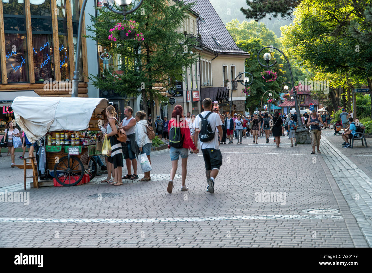 Famous krupowki street zakopane poland hi-res stock photography and ...