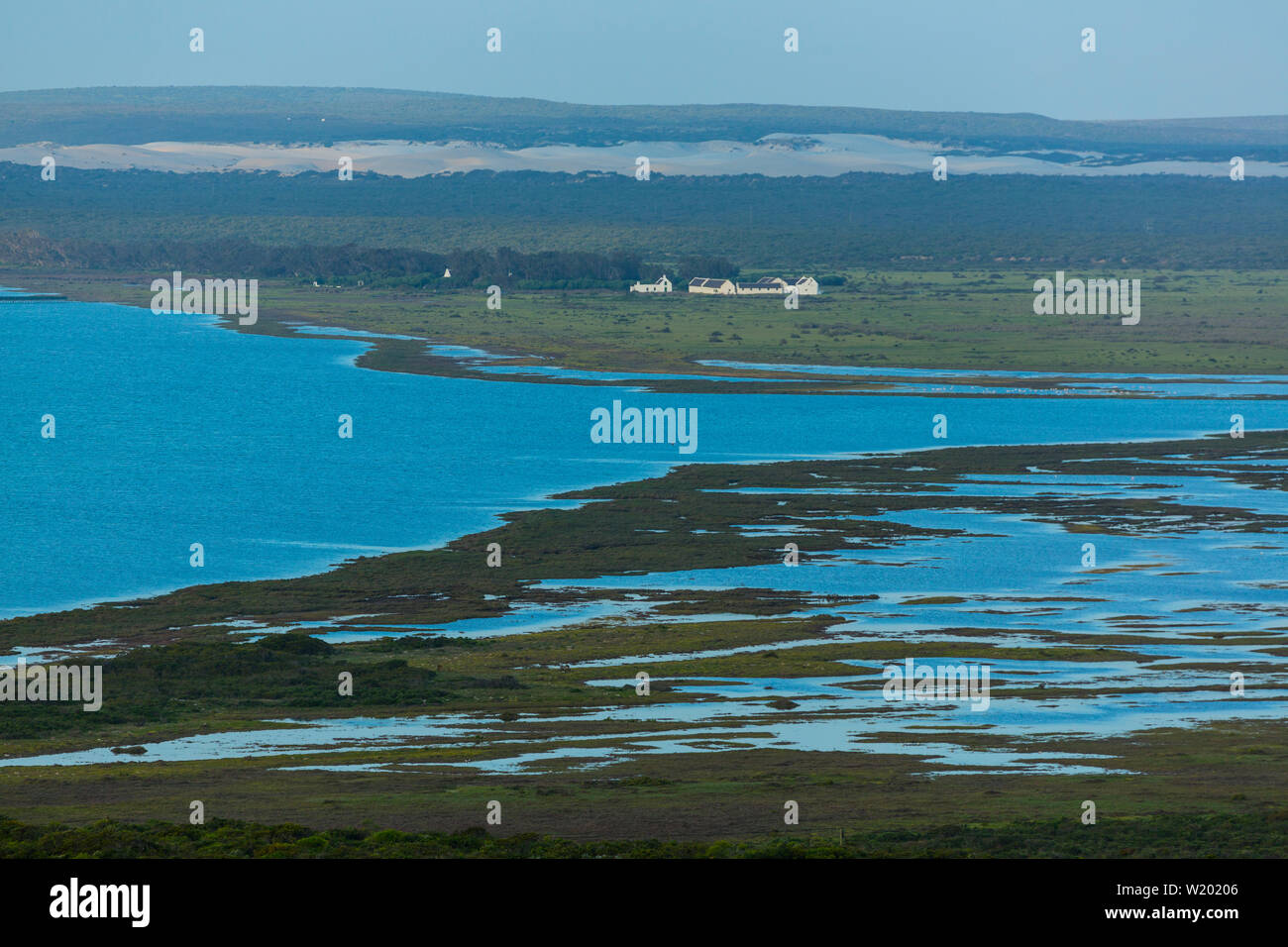 Geelbek National Monument House and lagoon, West Coast National Park ...